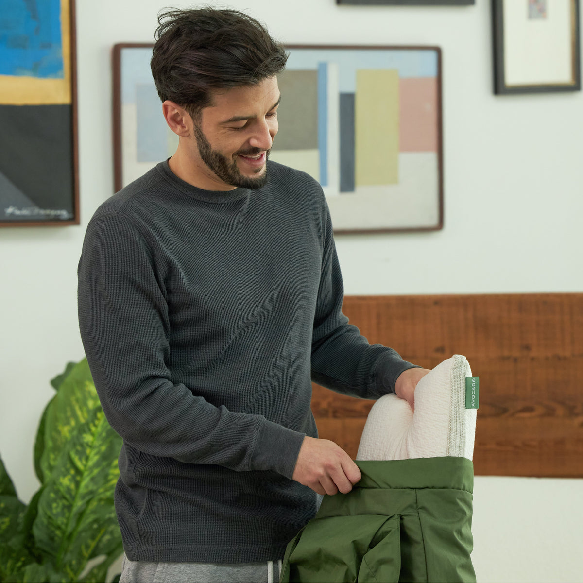 Organic Mini Molded Latex Pillow | Avocado Green Mattress® – Avocado Canada